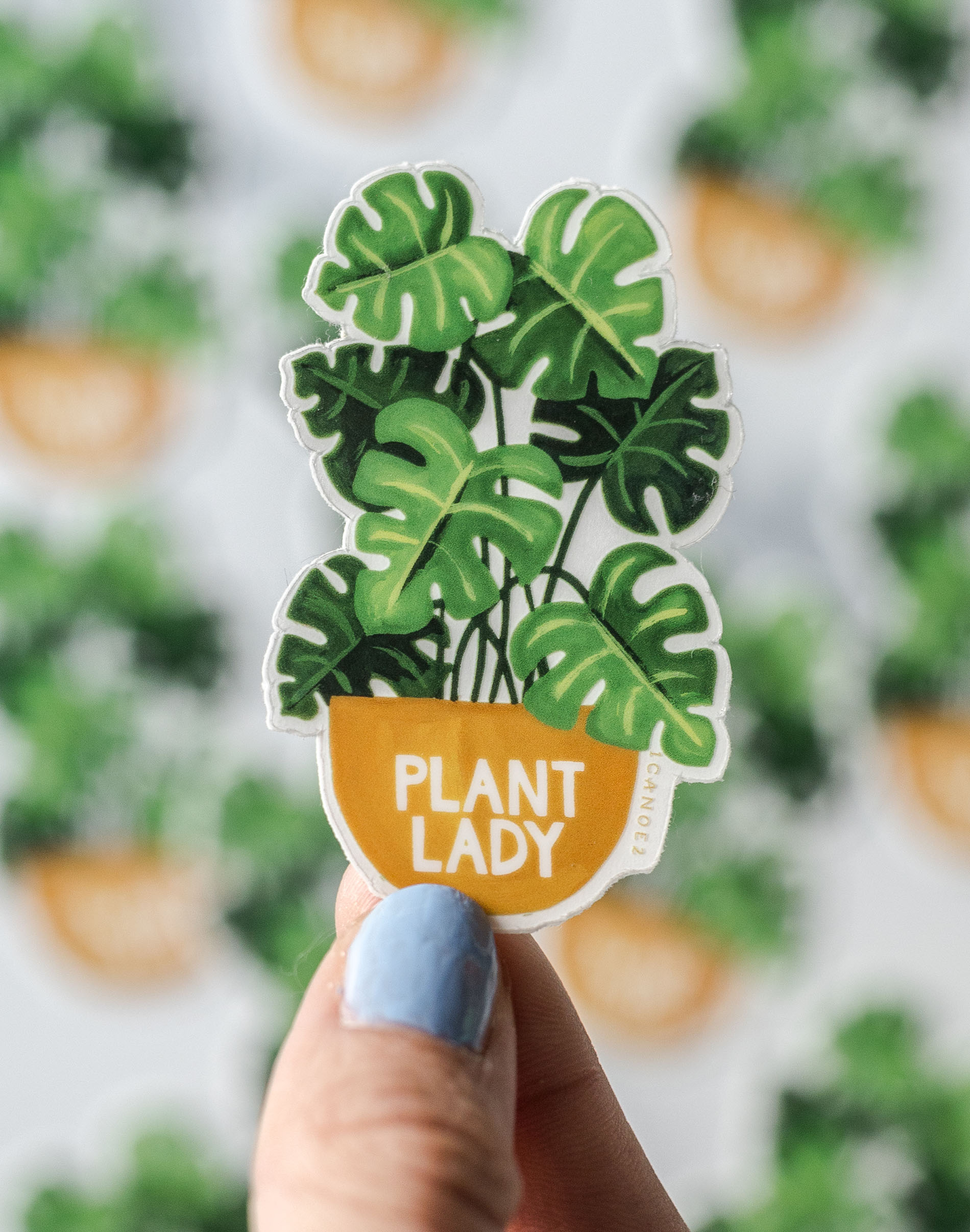 Flourish Plant Clear Decal Sticker - 1canoe2
