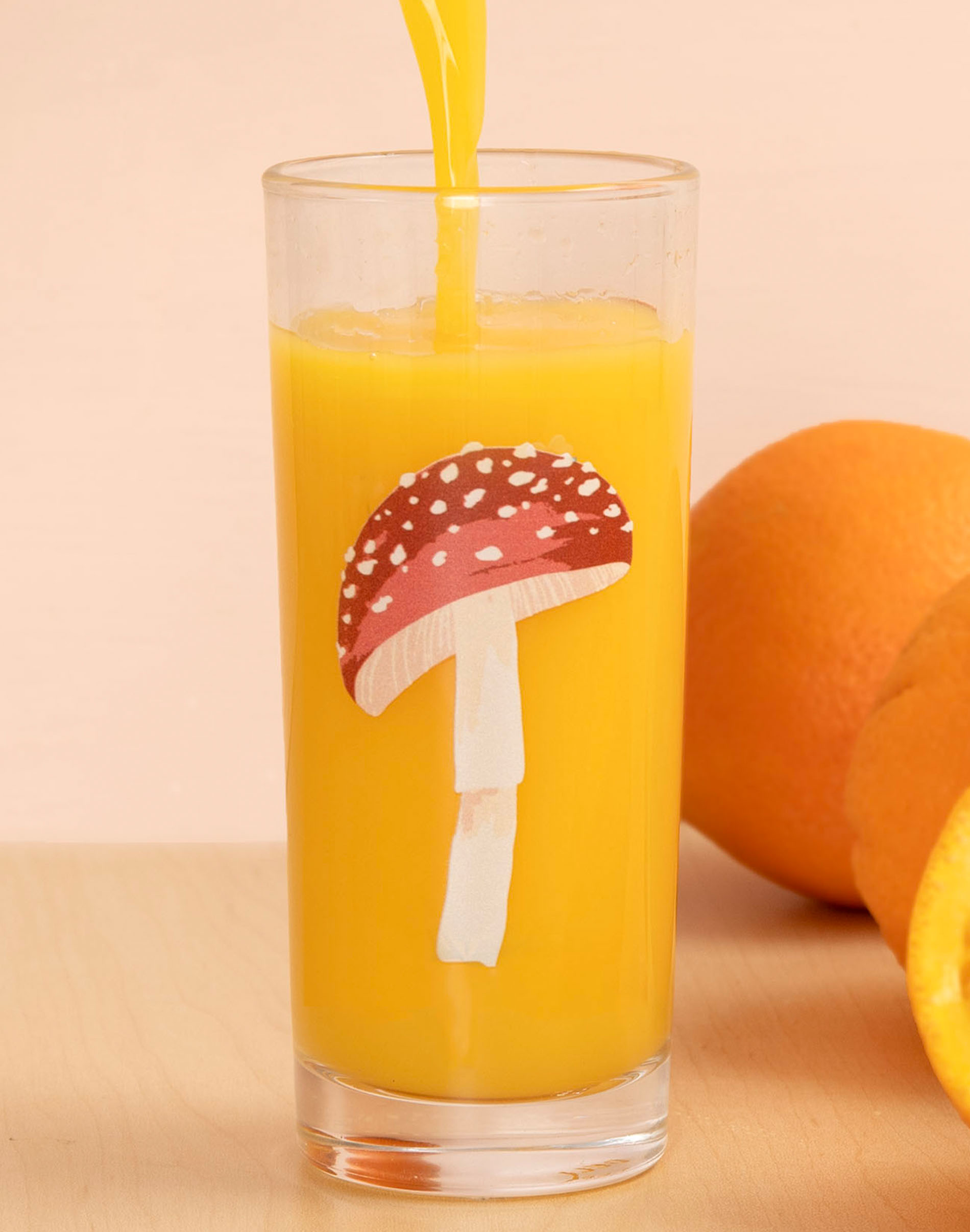 Brown Mushroom Mini Juice Glass - 1canoe2